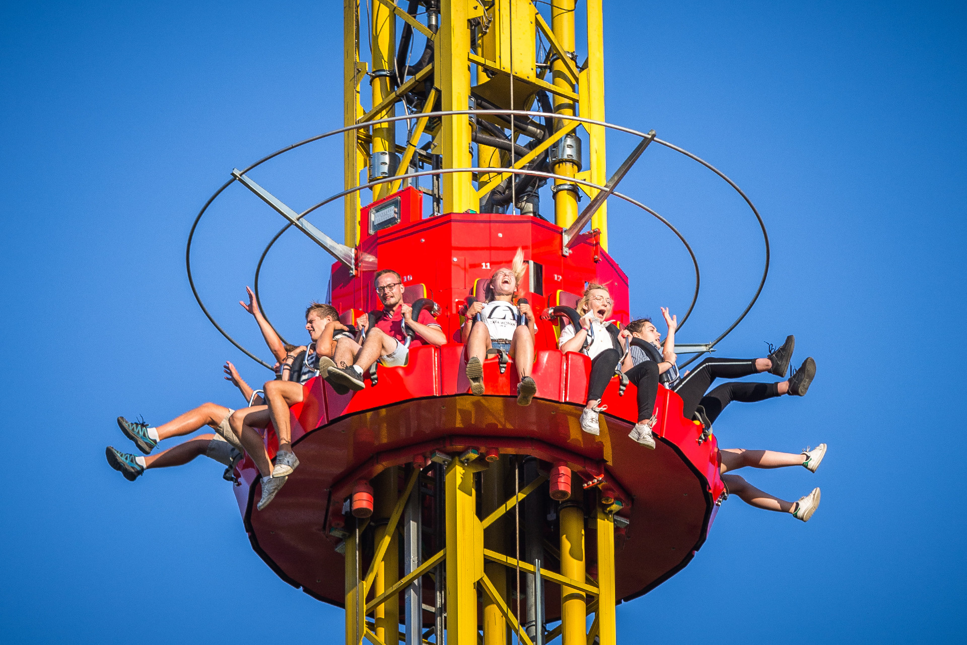 Flash Tower - sensation - Parc d'attractions Ange Michel Normandie